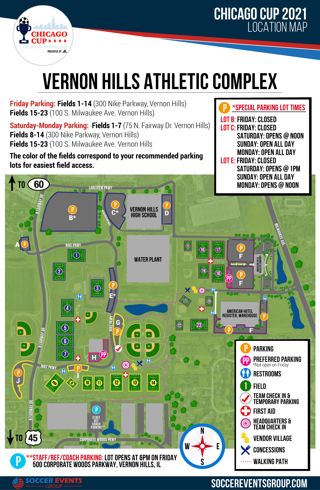 Rolling Hills Soccer Complex Field Map at Monique Wilkerson blog